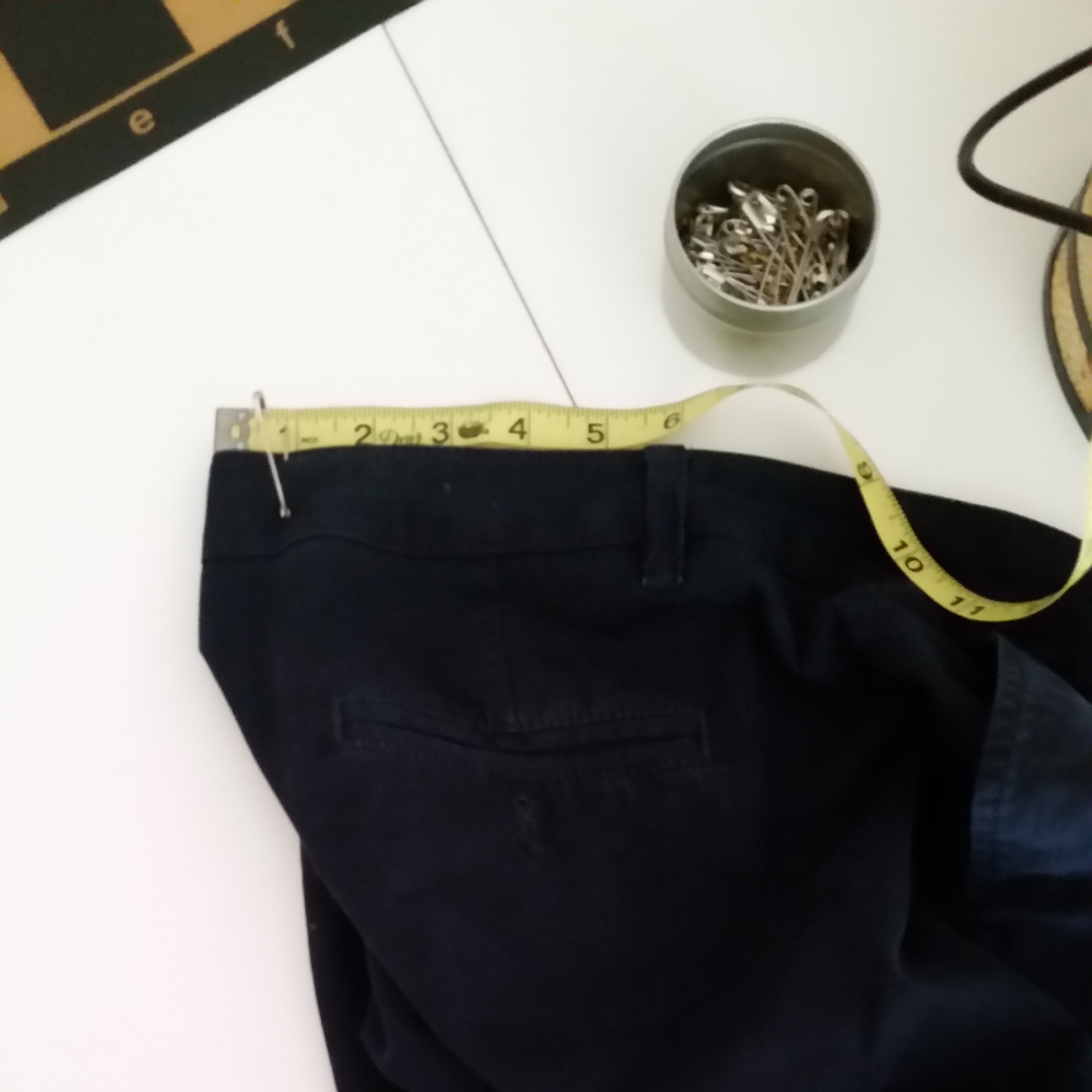 How to take in the waistband on a pair of shorts! – Allison Stitch