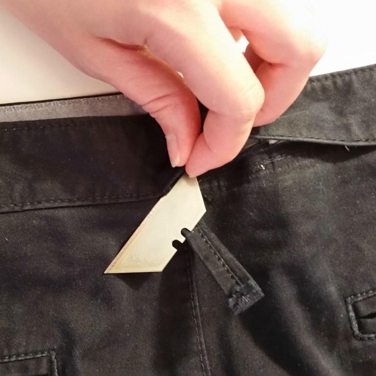How to take in the waistband on a pair of shorts! – Allison Stitch