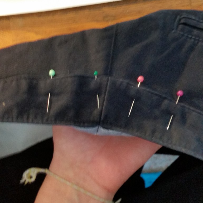 How to take in the waistband on a pair of shorts! – Allison Stitch